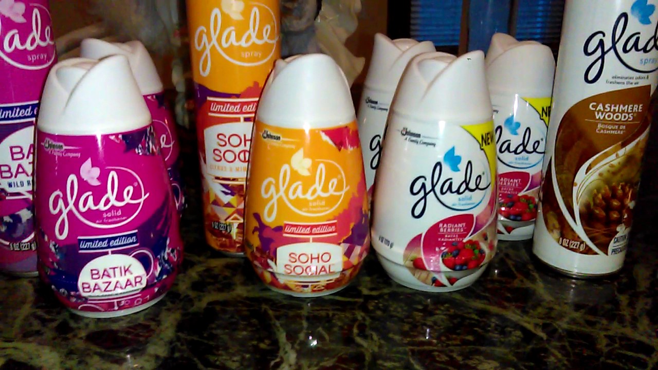 2017 Glade home fragrance haul - YouTube