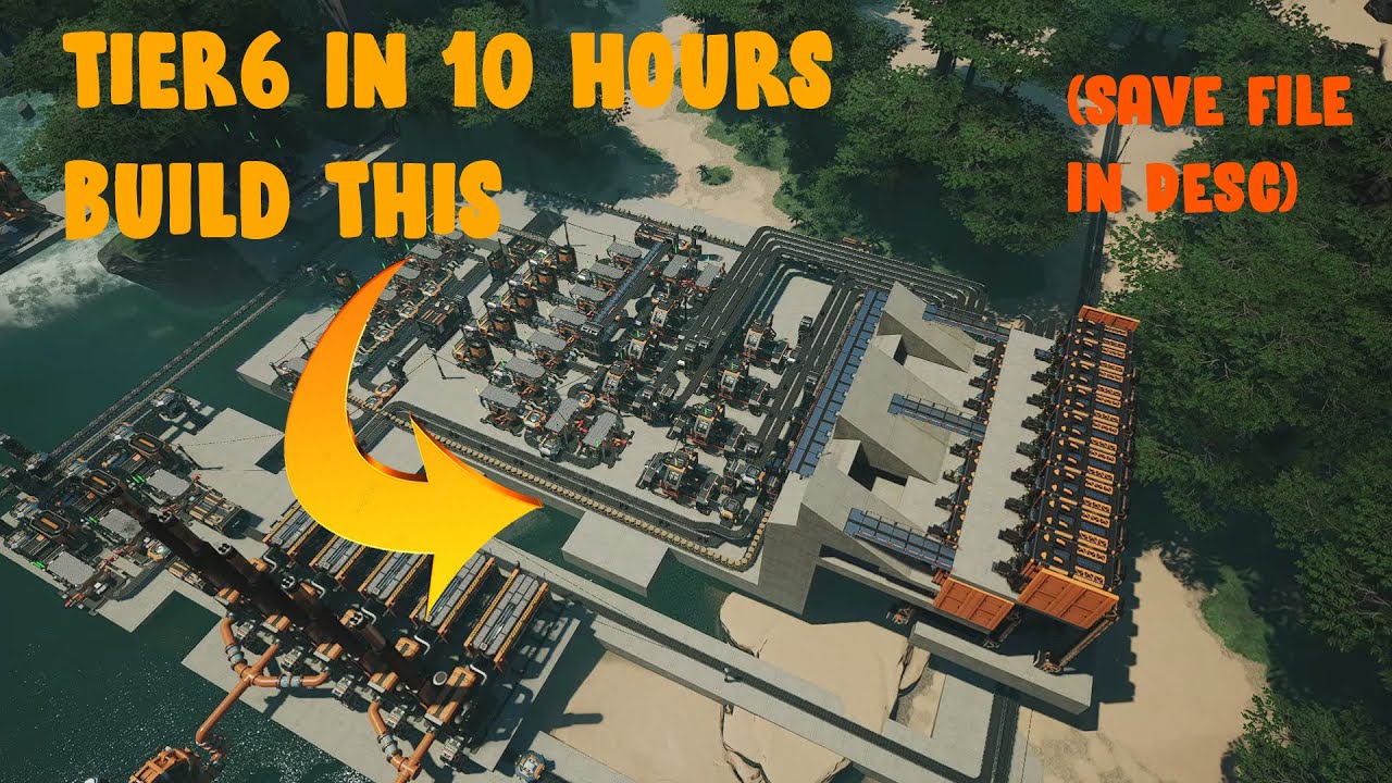 Tier 0 to 6 in 10 hours - Satisfactory starter episode 2 - YouTube