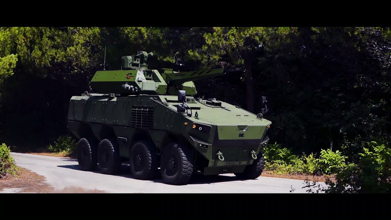 BMC, Altuğ 8X8 Zırhlı Araç Ailesinin Testlerine Devam Ediyor - YouTube