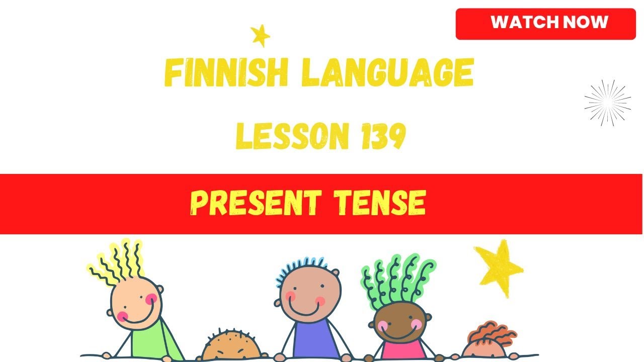 Present tense in finnish |Finnish language lesson for beginners ...