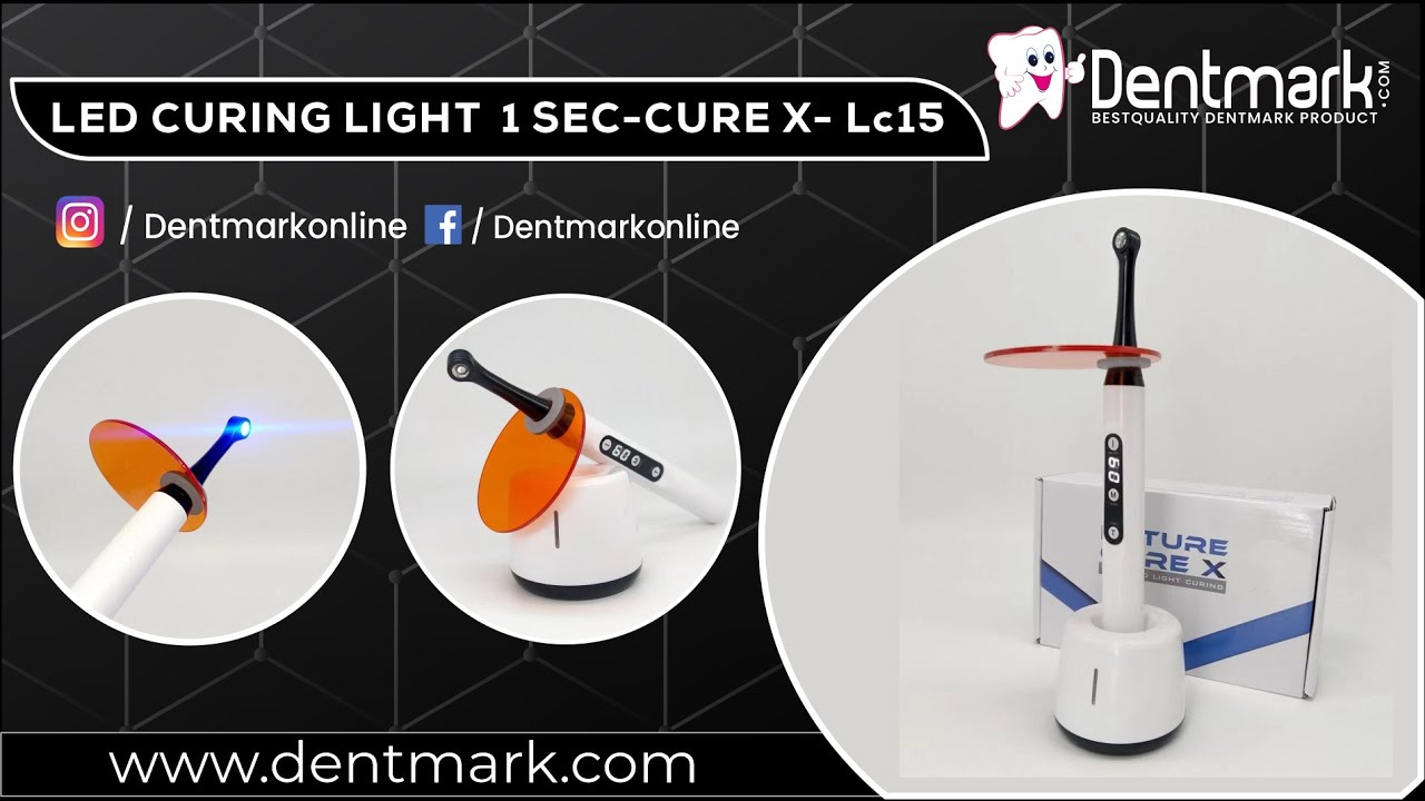 Led Curing Light 1 Sec-Cure X- LC15 - YouTube