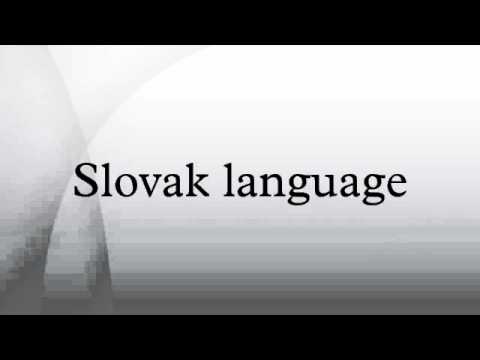 Slovak language - YouTube