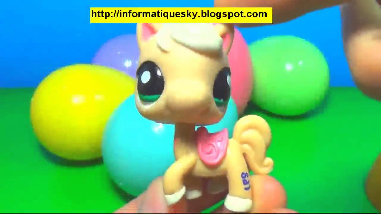 6 Littlest Pet Shop surprise eggs! LPS surprise eggs! Each egg holds a ...