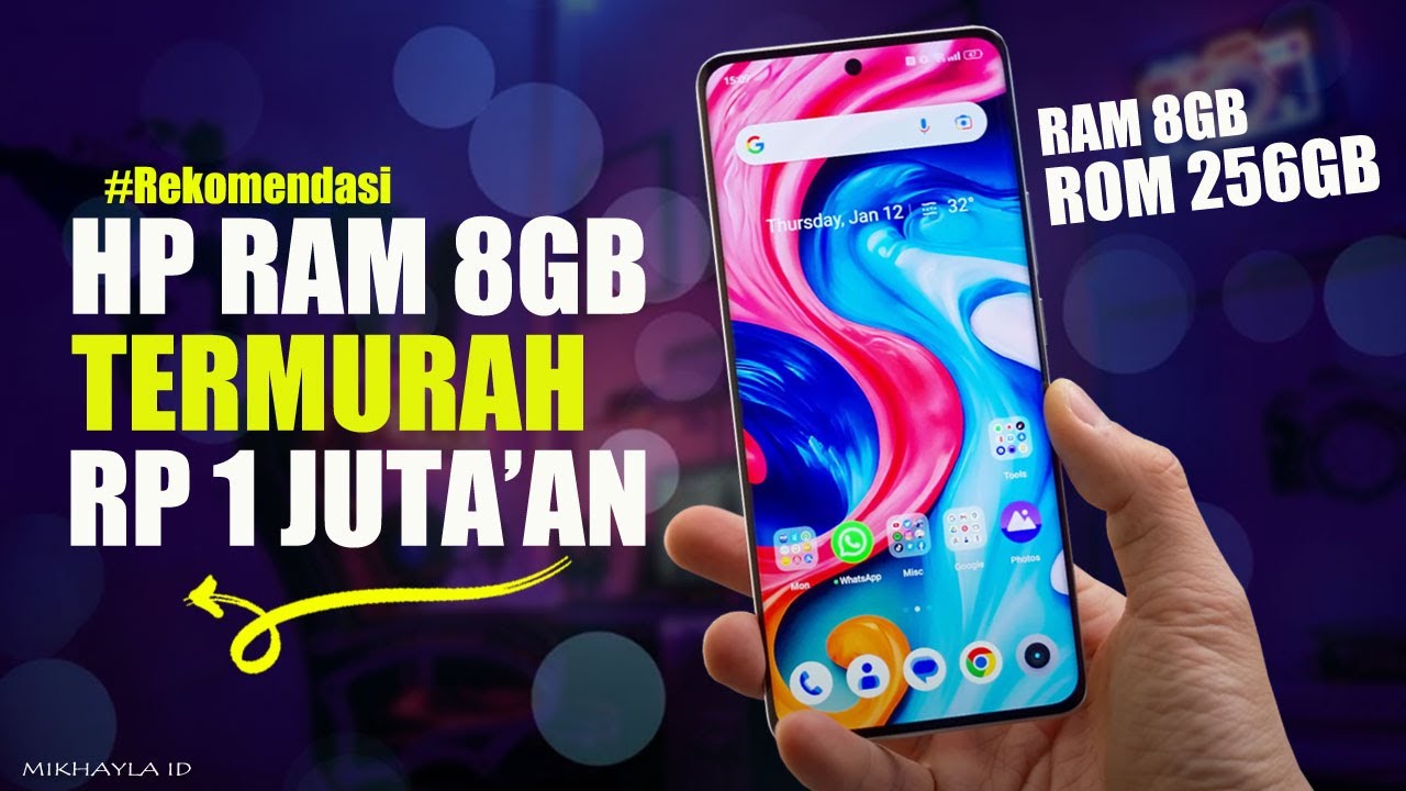 12 HP RAM 8GB HARGA 1 JUTAAN | TERMURAH DI TAHUN 2024 - YouTube