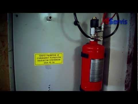 Stabilné hasiace zariadenie FM-200