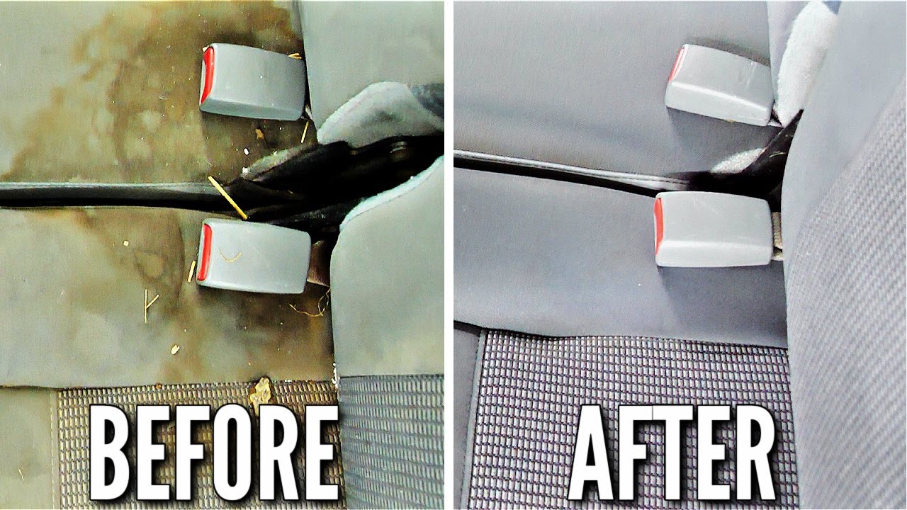 Carpet Extraction Before and After - Car Detailing - YouTube