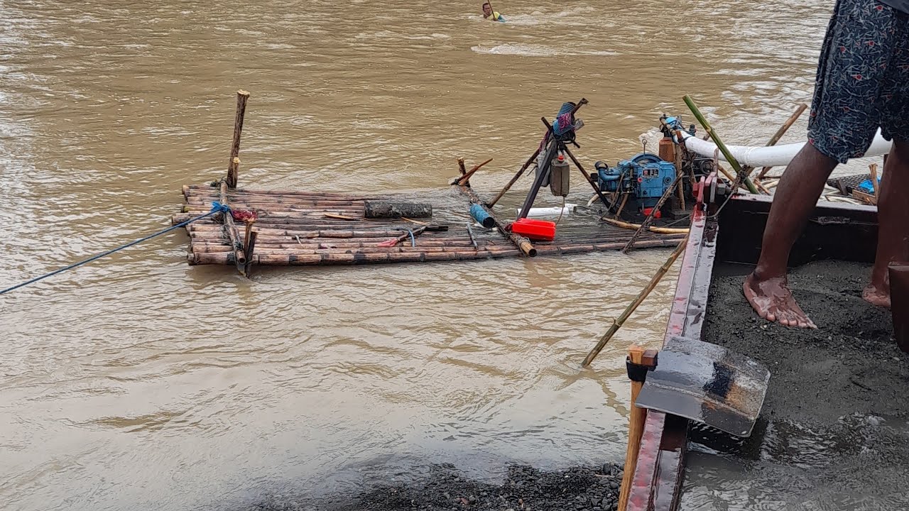 tambang pasir /dompeng toili #andri_farm - YouTube