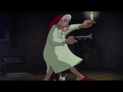 Pinocchio (1975)-Gepetto à la recherche de Pinocchio.