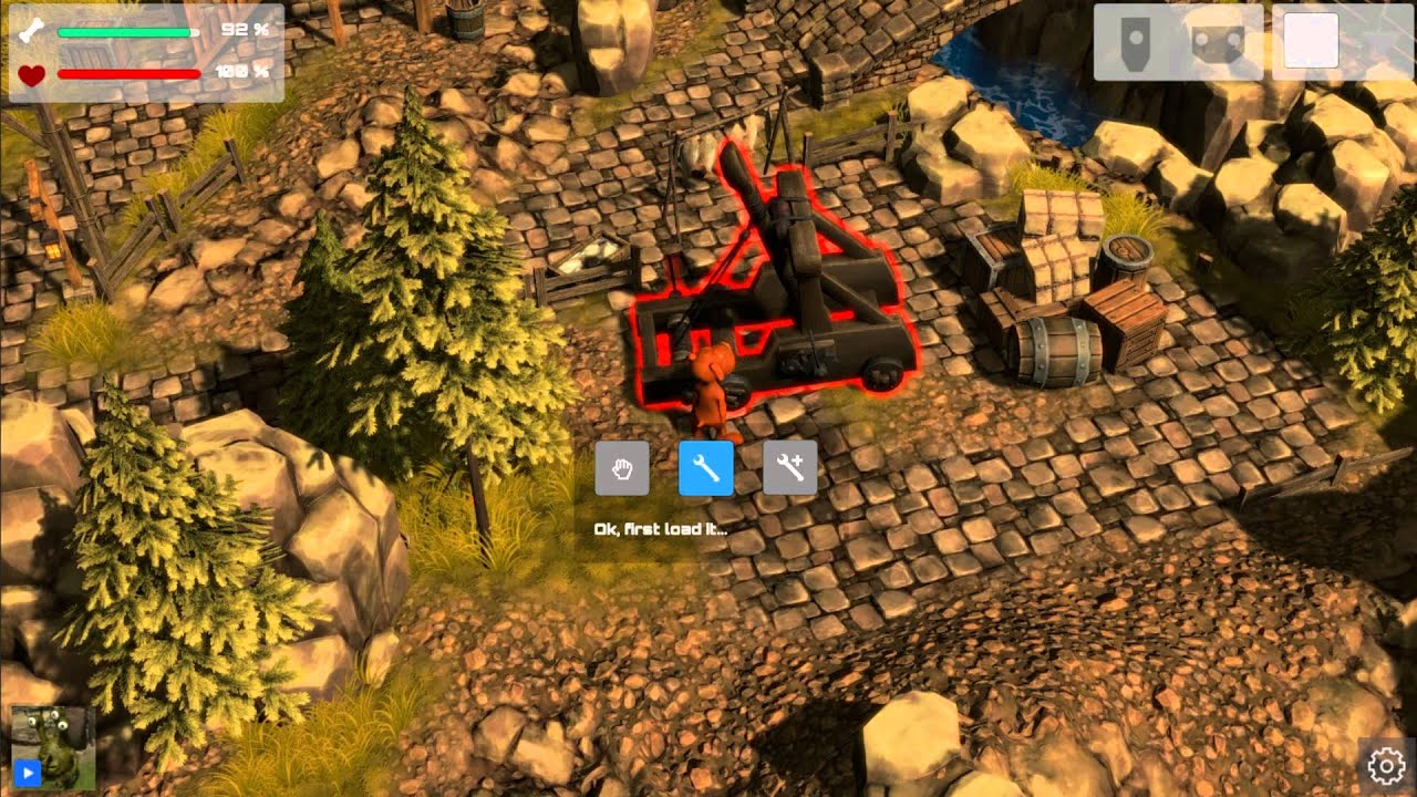 Catapult animation Unity - YouTube