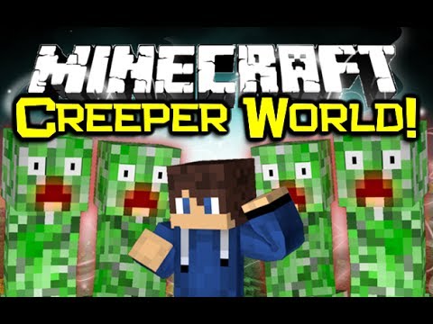 Minecraft CREEPER DIMENSION MOD Spotlight! - All Things Creeper ...