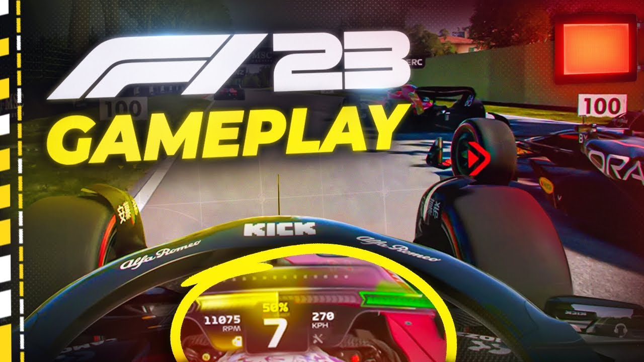 LES PREMIERS GAMEPLAY F1 23 !! RED FLAG, HUD, LAS VEGAS & PLUS !! - YouTube