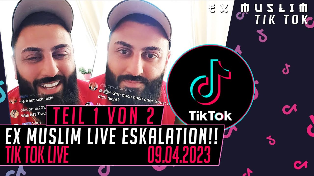 EX Muslim Amir - LIVE Eskalation Teil 1 von 2 I 09.04.2023 Tik Tok Live ...