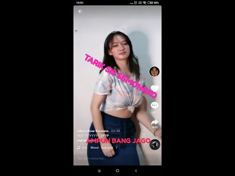 TIKTOK EBOT CEWE CANTIK MULUS KELIATAN ANU NYA