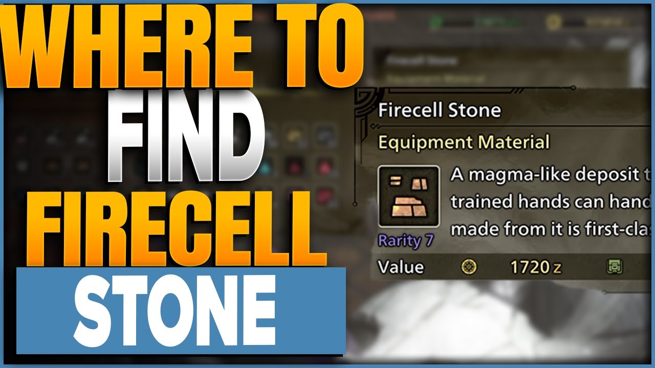 Where To Find Firecell Stones In Monster Hunter Wilds - YouTube