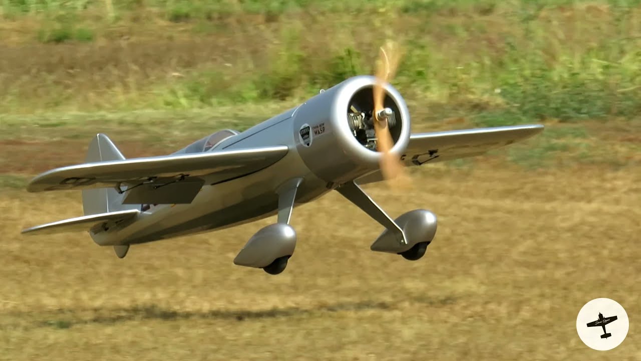 GIANT SCALE RC LAIRD-TURNER METEOR LTR-14 FAST FLIGHT - YouTube