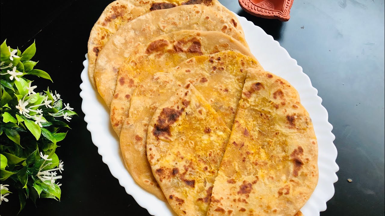 Banana Paratha || Healthy Wheat Banana Roti || Stuffed Sweet Paratha ...