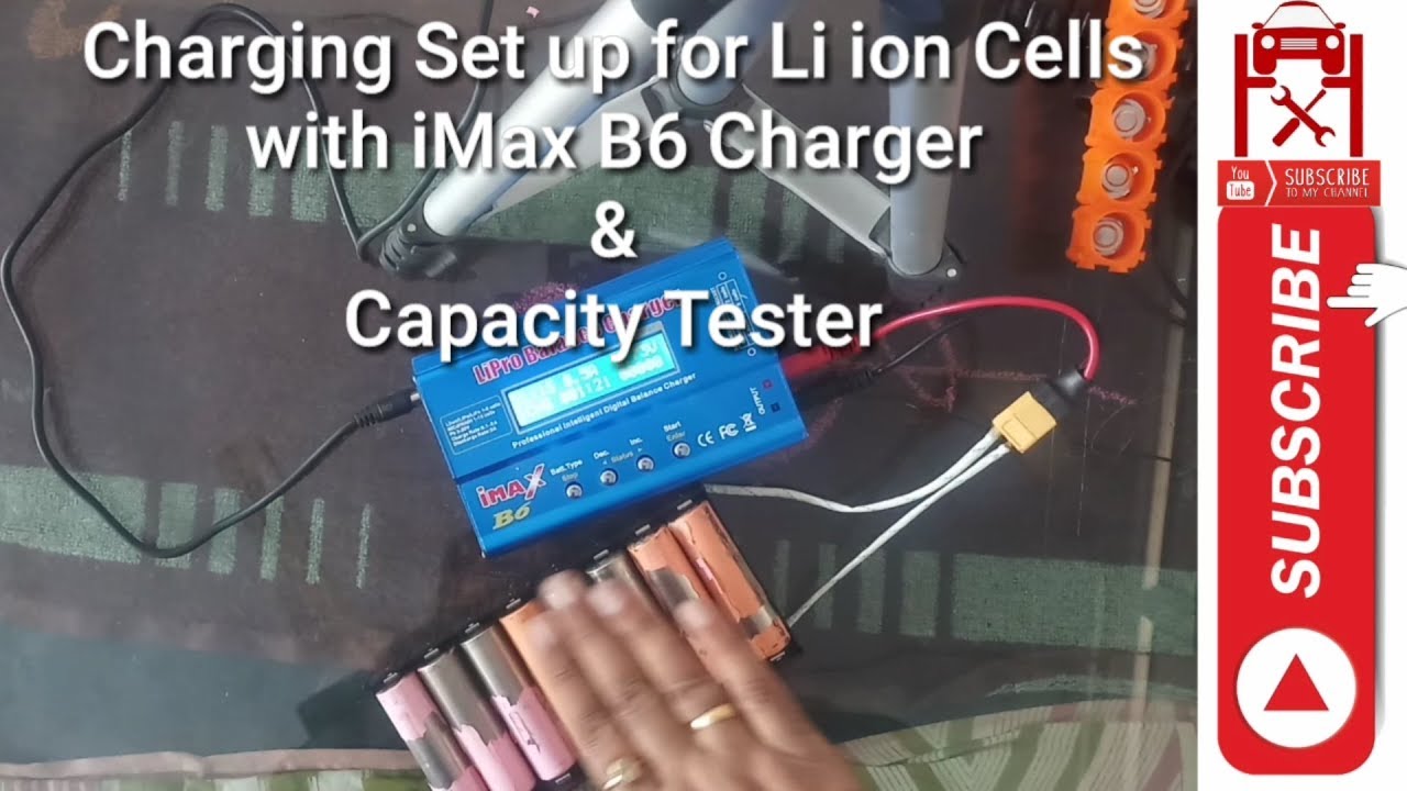 How to use Imax B6 Charger for balance charging of Li Ion Cells (Hindi ...