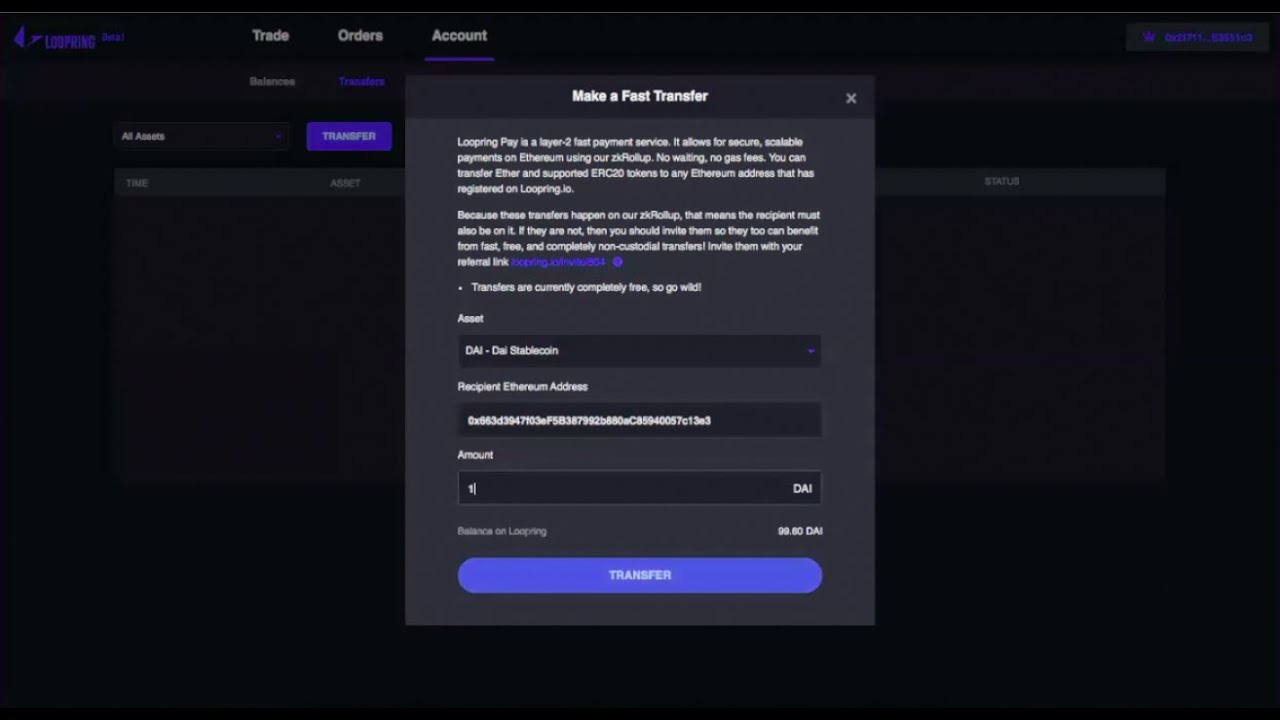 How to Make Instant Payments in 1 Sec with Loopring Pay - YouTube