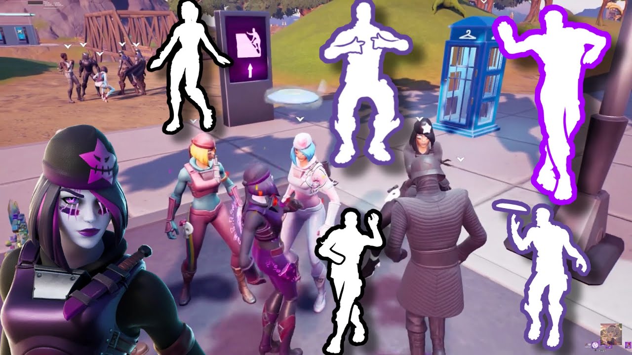 Emote Battle Using The DARK SKULLY Skin (New Xbox Exclusive) - YouTube