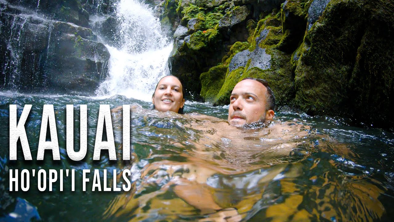 Hike To A Waterfall | Hoopii Falls Trail | HAWAII KAUAI - YouTube