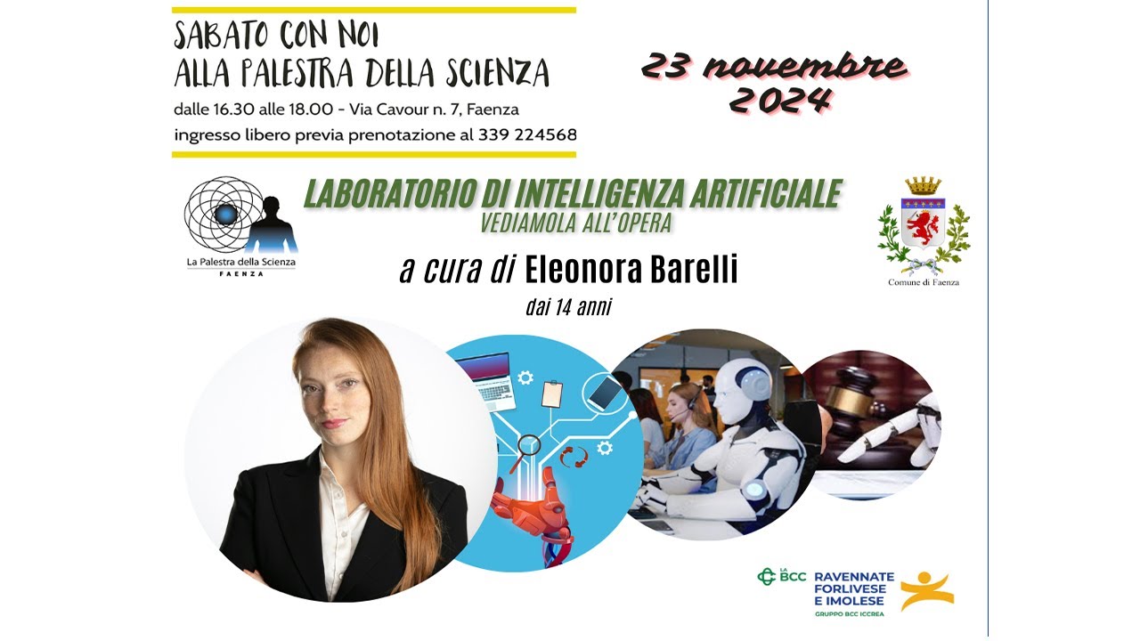 Laboratorio di Intelligenza Artificiale - Vediamola all'opera, a cura ...