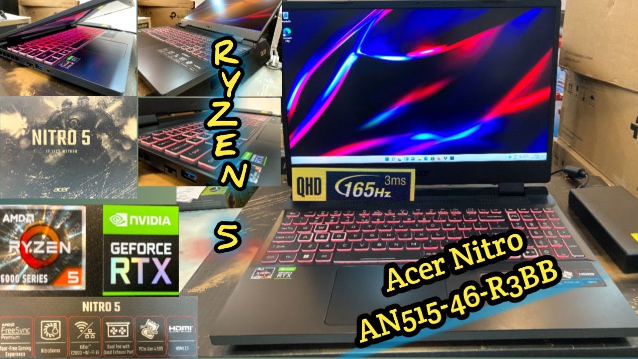 Acer Nitro Ryzen 5 6600H I Unboxing Acer Nitro AN515-46-R3BB I Nexthub - YouTube