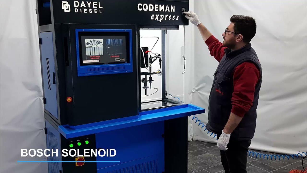 Codeman Express - Common Rail Injector Test & Code Bench - YouTube