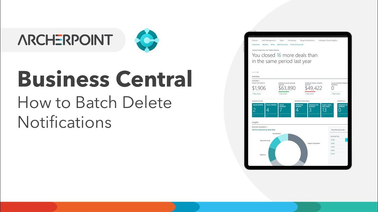 How to Batch Delete Notifications in Business Central - YouTube