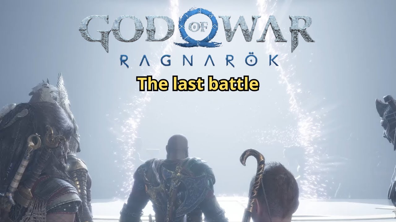 The last battle of God of War : Ragnarok is EPIC! - YouTube