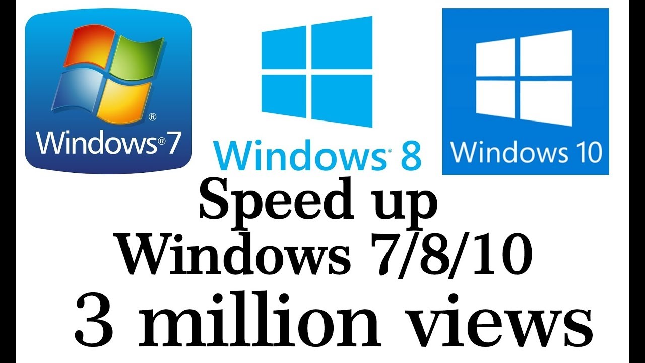 #1 How to Speed Up Windows 7/8/10-How to make Windows 7 Faster - Faster ...