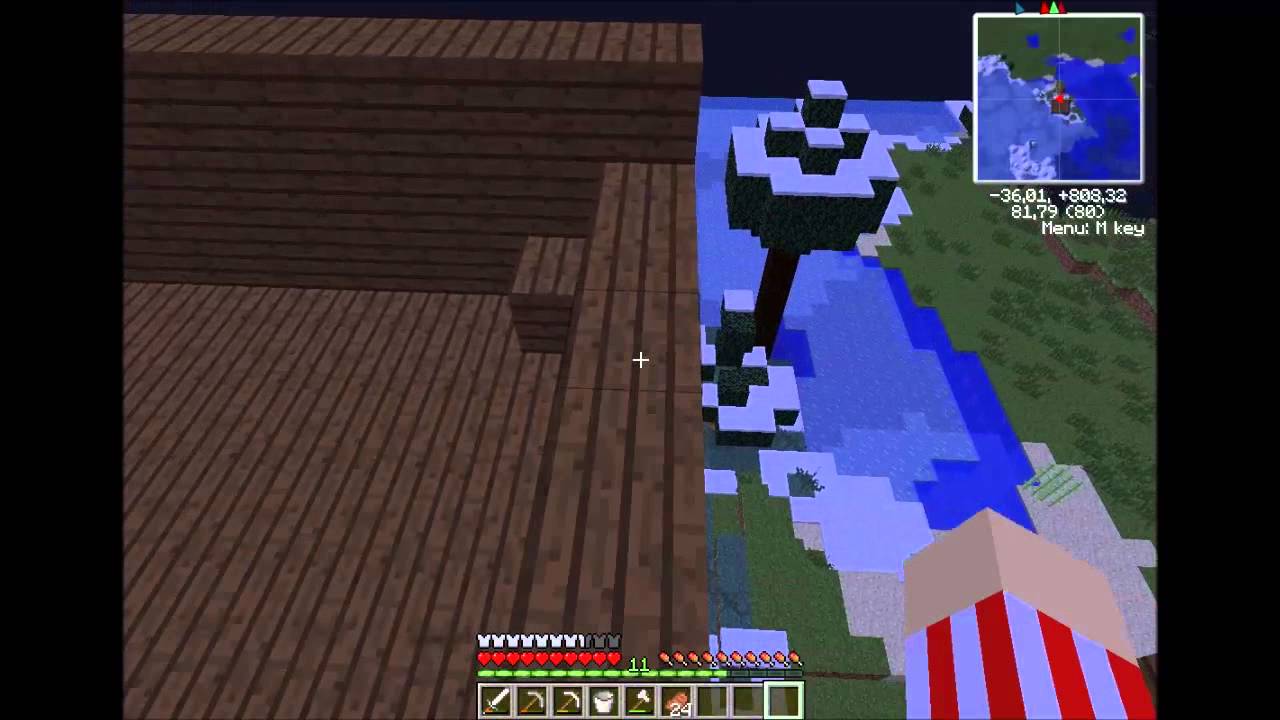 Minecraft batalha #1:O Começo de uma batalha e da minha casa. - YouTube