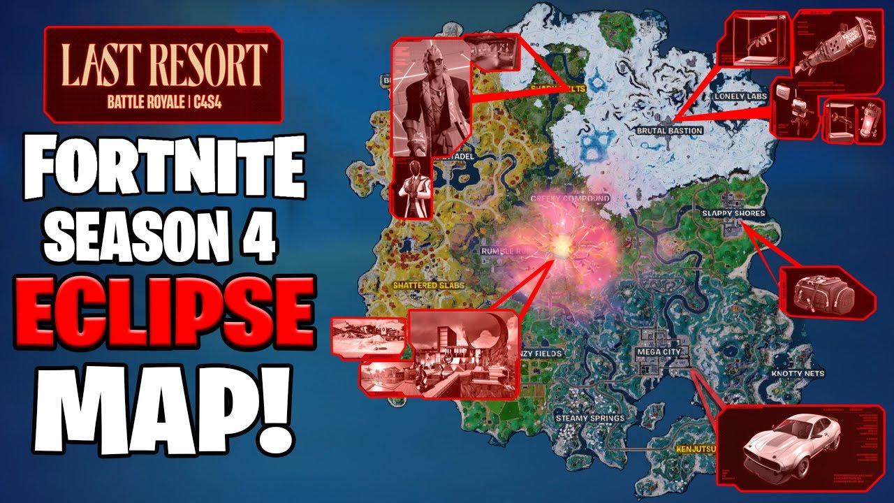 Fortnite Chapter 4 Season 4 Map Leaked GAMEPLAY! - YouTube