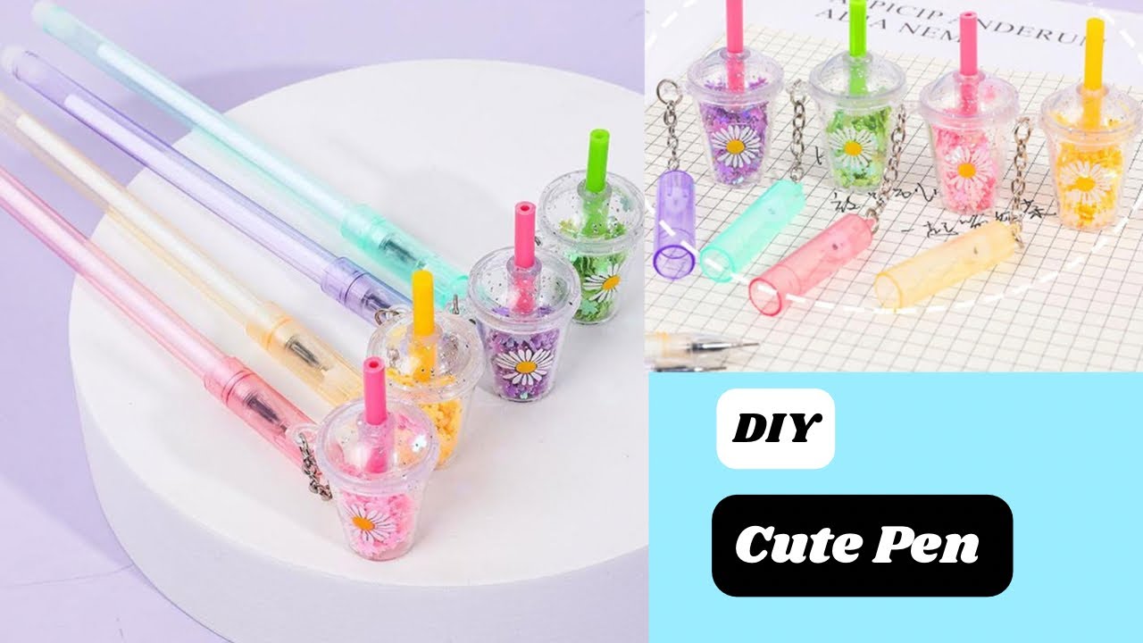 DIY Cute Homemade Pen Decoration Idea / How to Make cute pen / easy ...