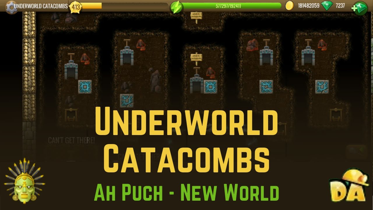 Underworld Catacombs - #15 Ah Puch - Diggy's Adventure - YouTube
