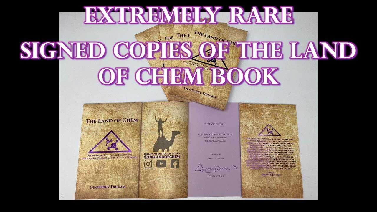 Extremely rare, signed copies of The Land of Chem book - YouTube