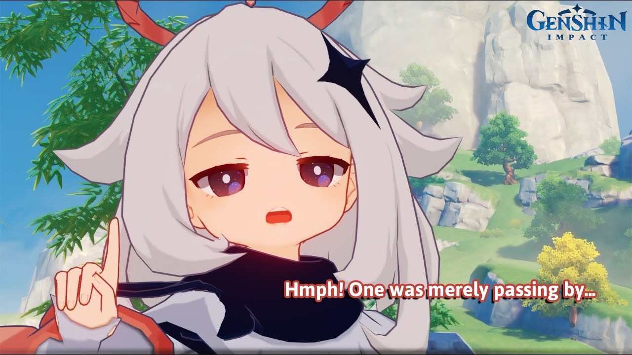 Paimon impersonate Cloud Retainer - YouTube