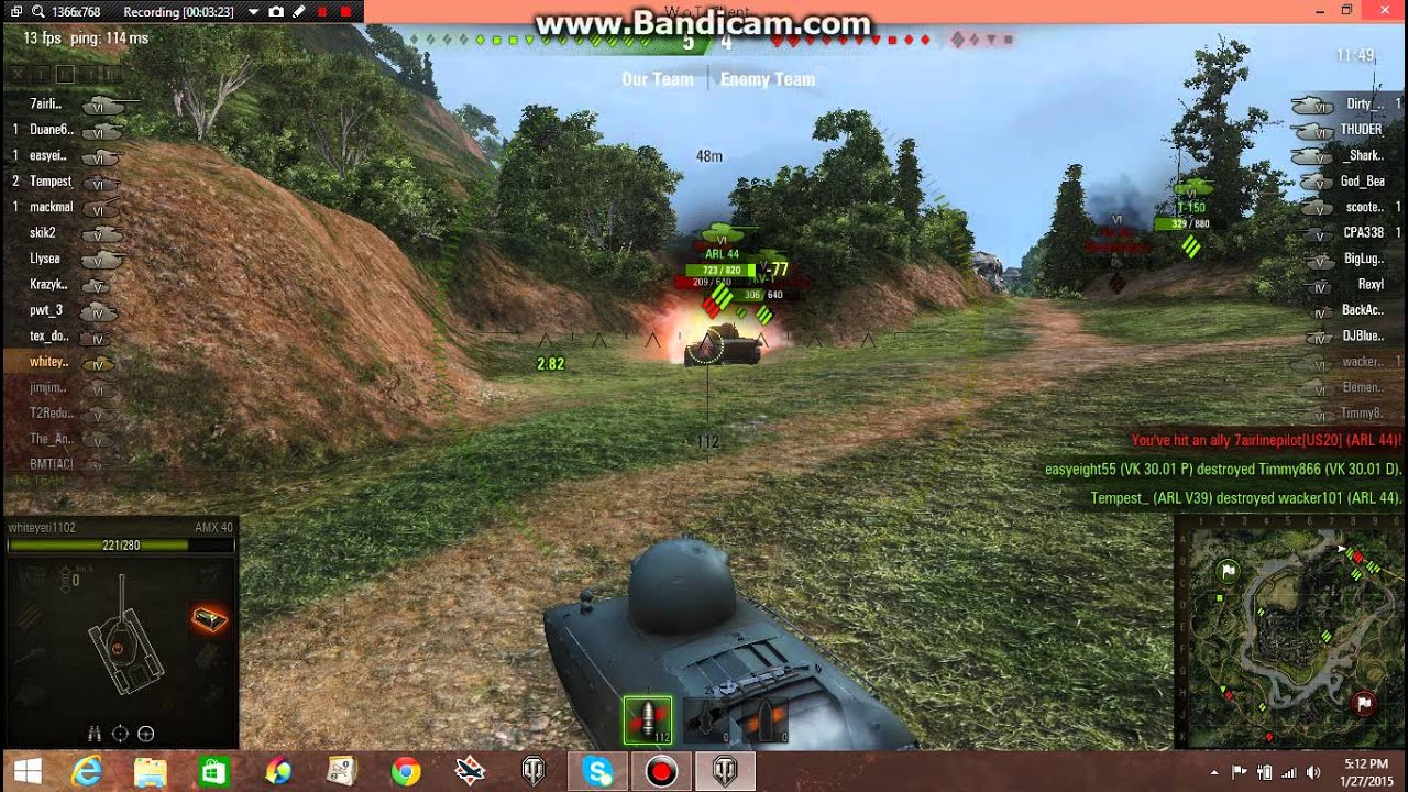 AMX 40 (Duck tank) - YouTube