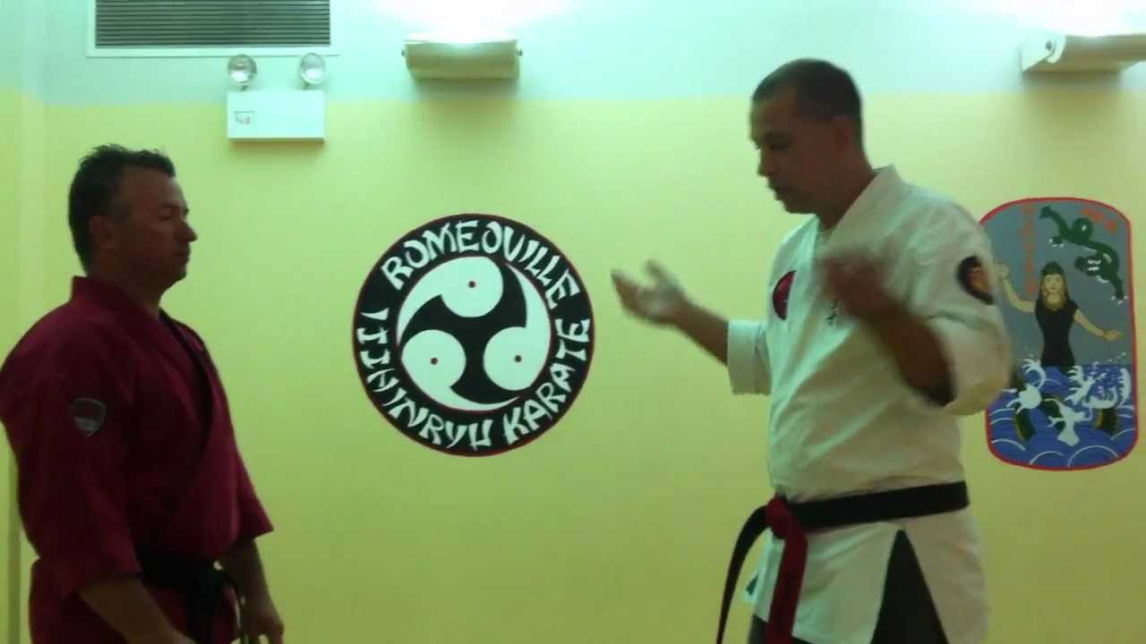 Isshin-Ryu Seisan Kata Bunkai - YouTube