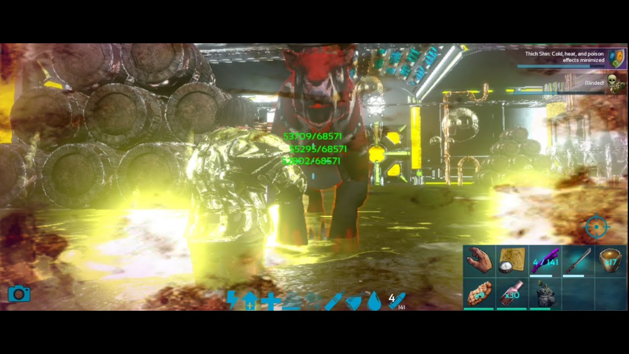 BEATING THE OBSIDIOEQUUS BOSS IN ARK SURVIVAL EVOLVED MOBILE - YouTube