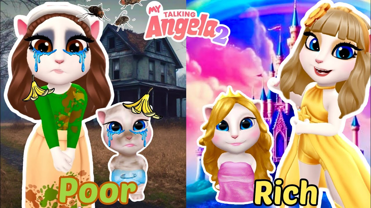 My talking Angela 2 || Mothersday POOR VS RICH Mothersday - YouTube