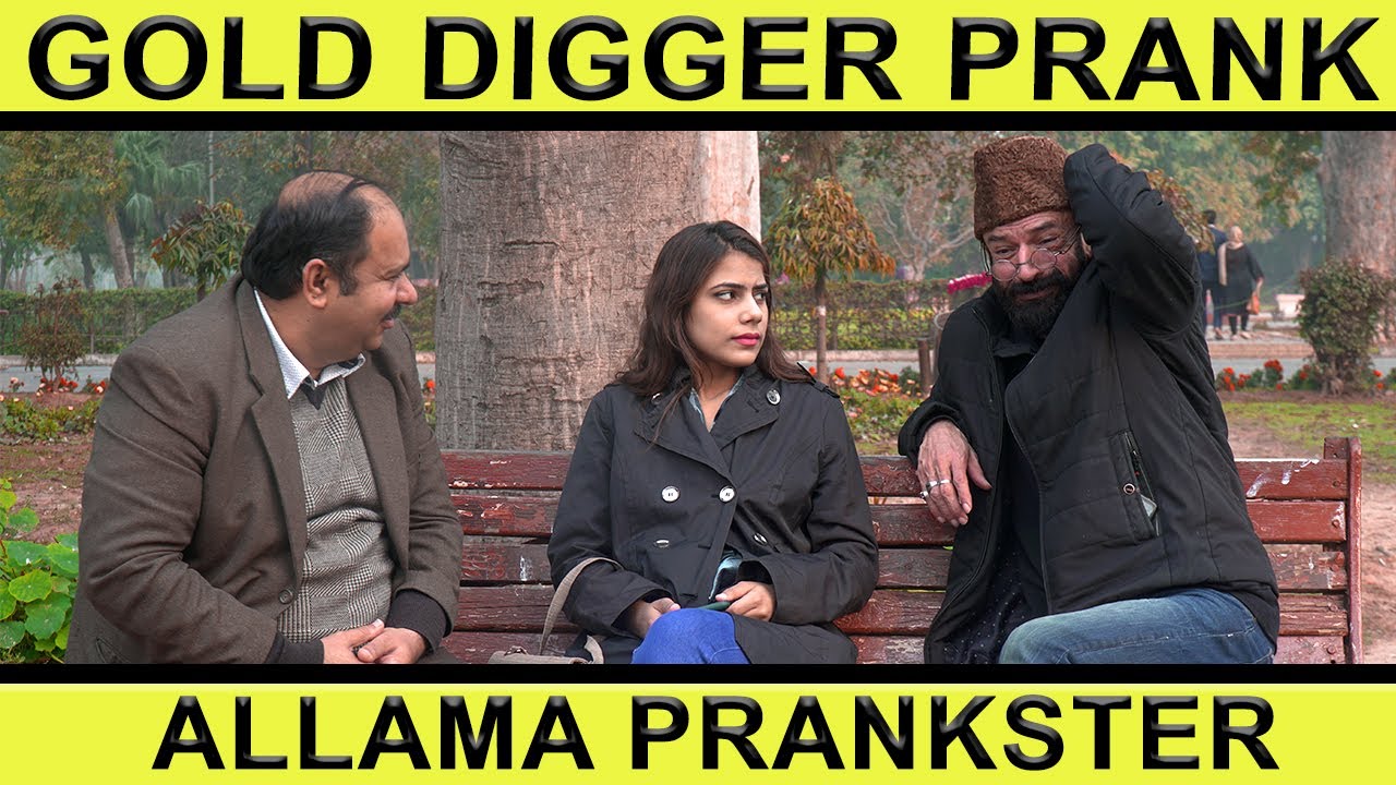 Gold Digger Prank | Allama Prankstar | Gamu Thatha | Lahore tv - YouTube