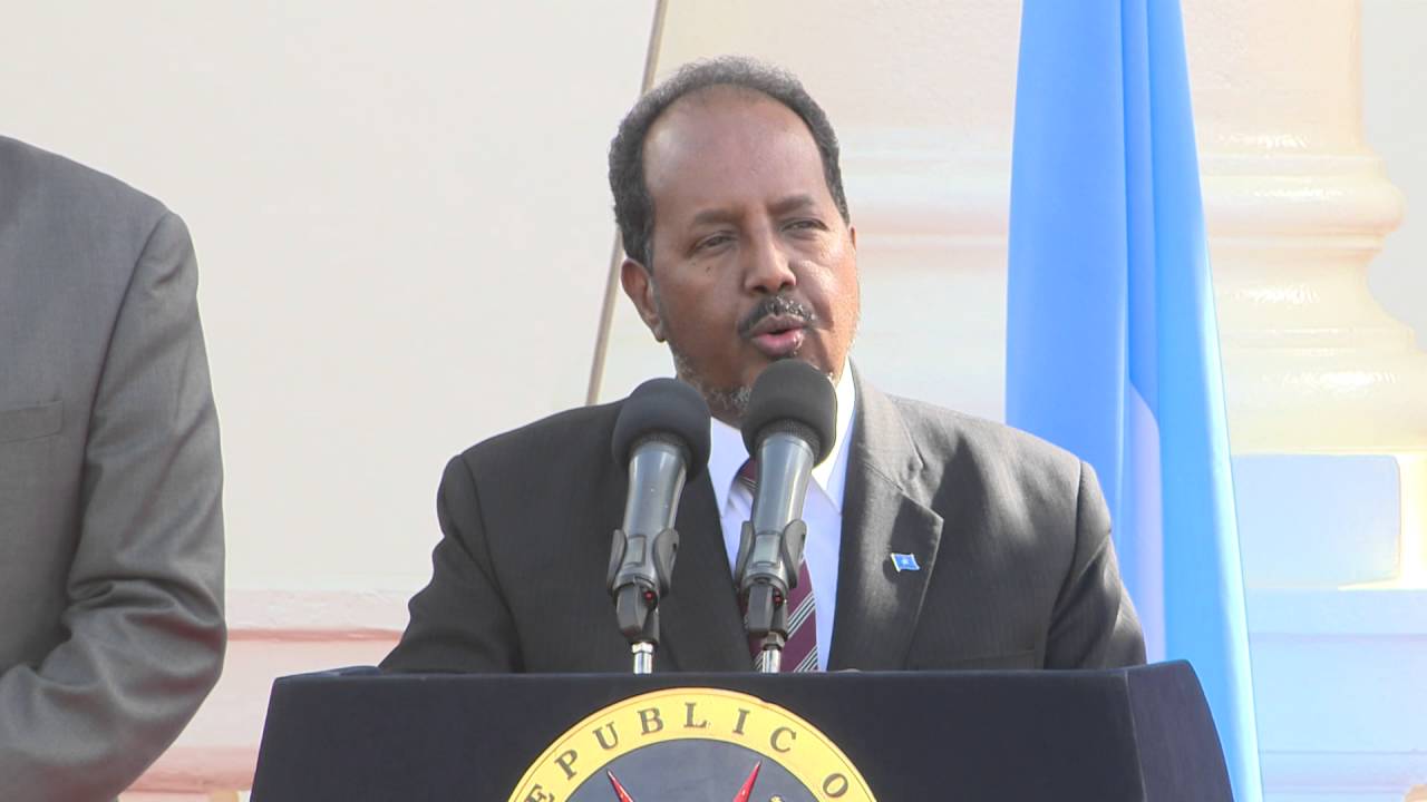 SOMALI PRESIDENTT STATE VISIT Somali President speech part 1 - YouTube