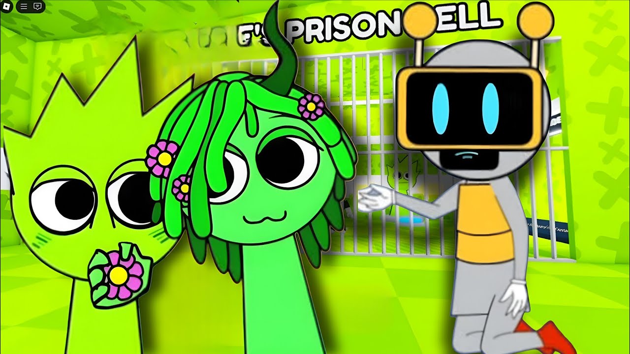 FUN BOT SPRUNKI vs LIME SPRUNKI PRISON RUN FULL GAMEPLAY #roblox - YouTube