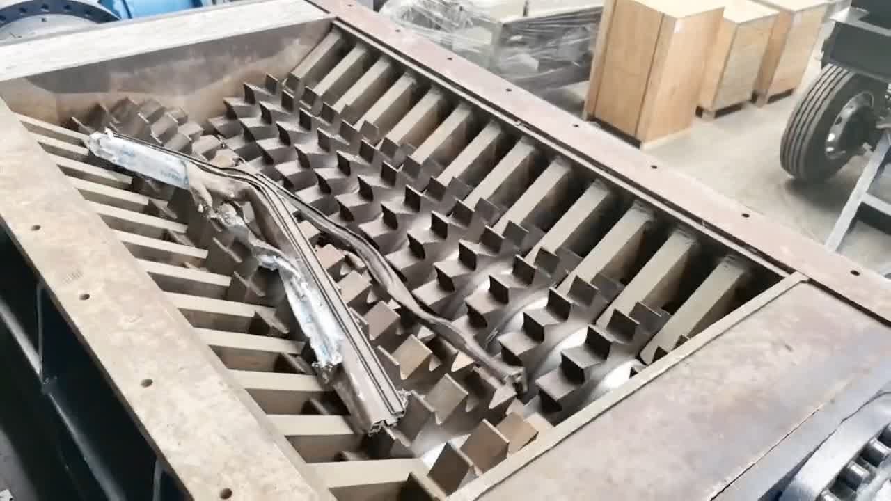 Scrap Aluminum Profile Shredder & Recycling Machine _ Aluminum Shredder ...