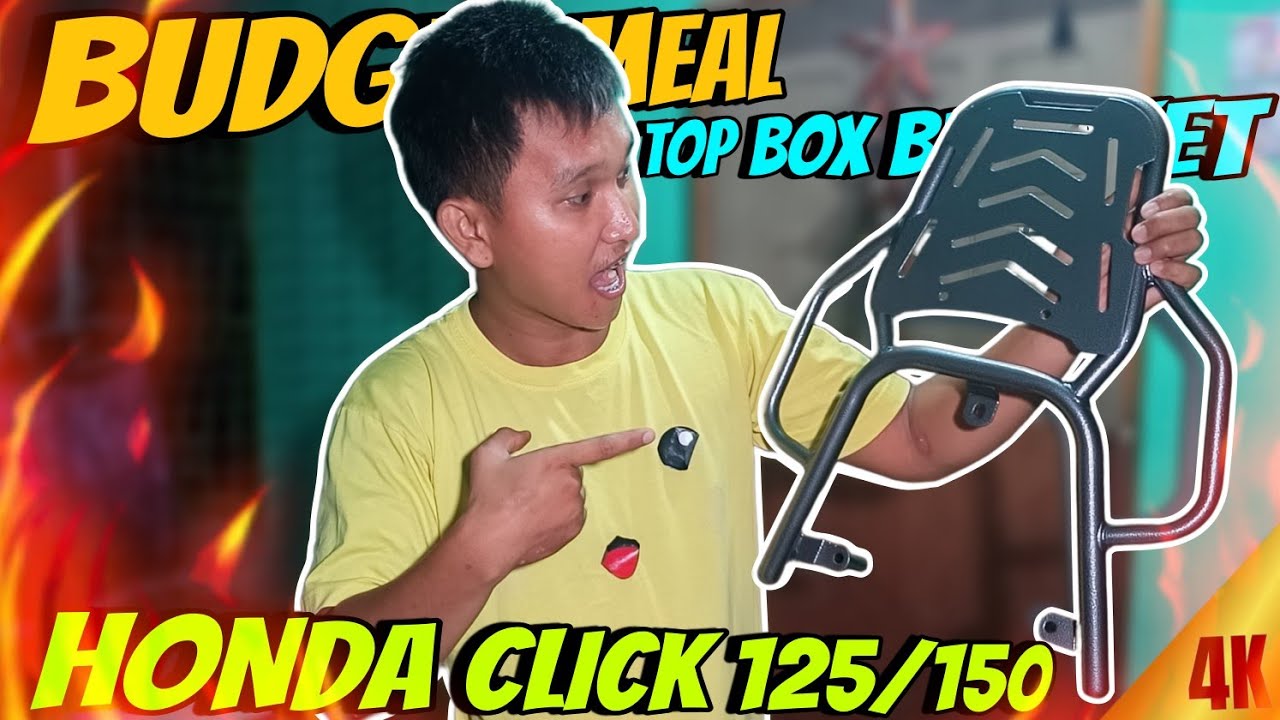 UNBOXING & INSTALLING SEC TOP BOX BRACKET FOR HONDA CLICK 125/150 ...