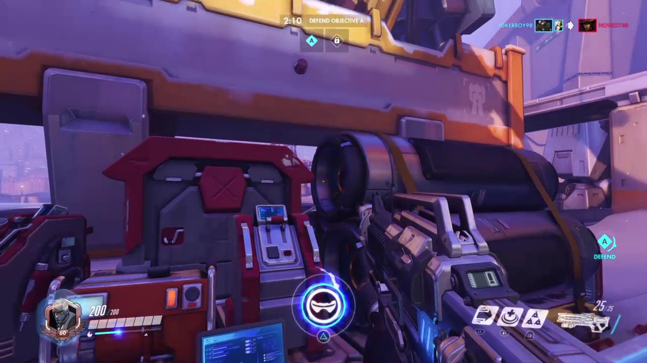 Overwatch one handed soldier play - YouTube