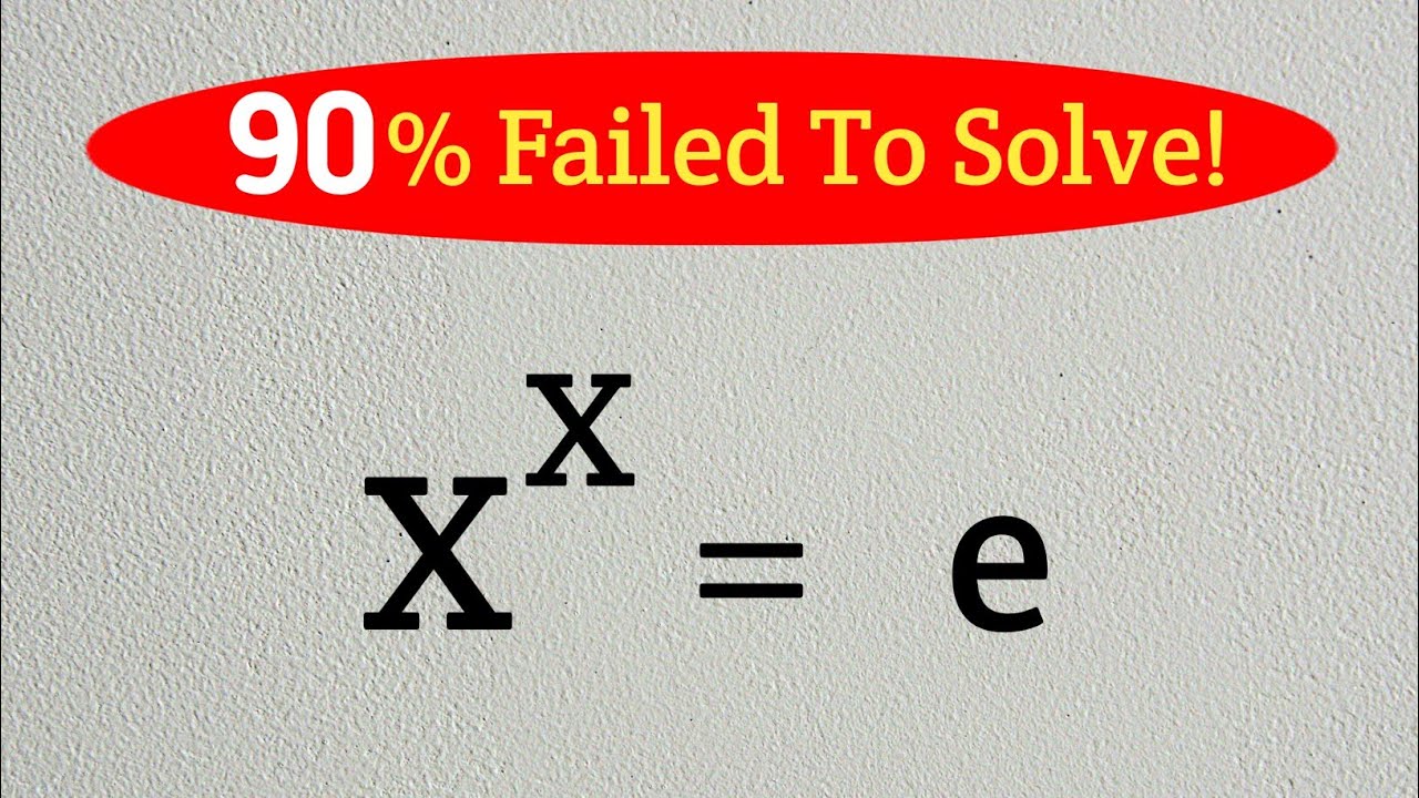 Hardest Exam Question | Only 8% of students got this math question ...