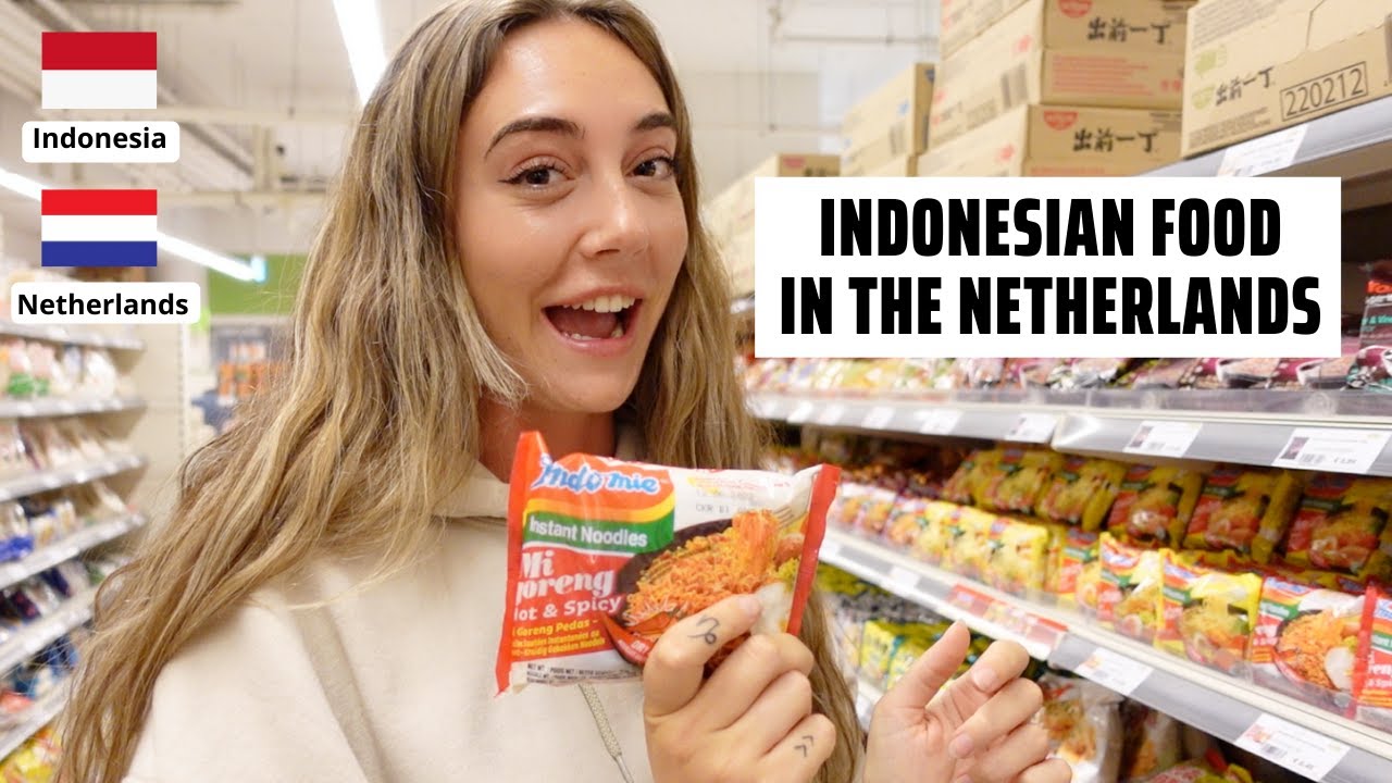 We tried INDONESIAN food in THE NETHERLANDS - (vegetable) Indomie, Kue ...