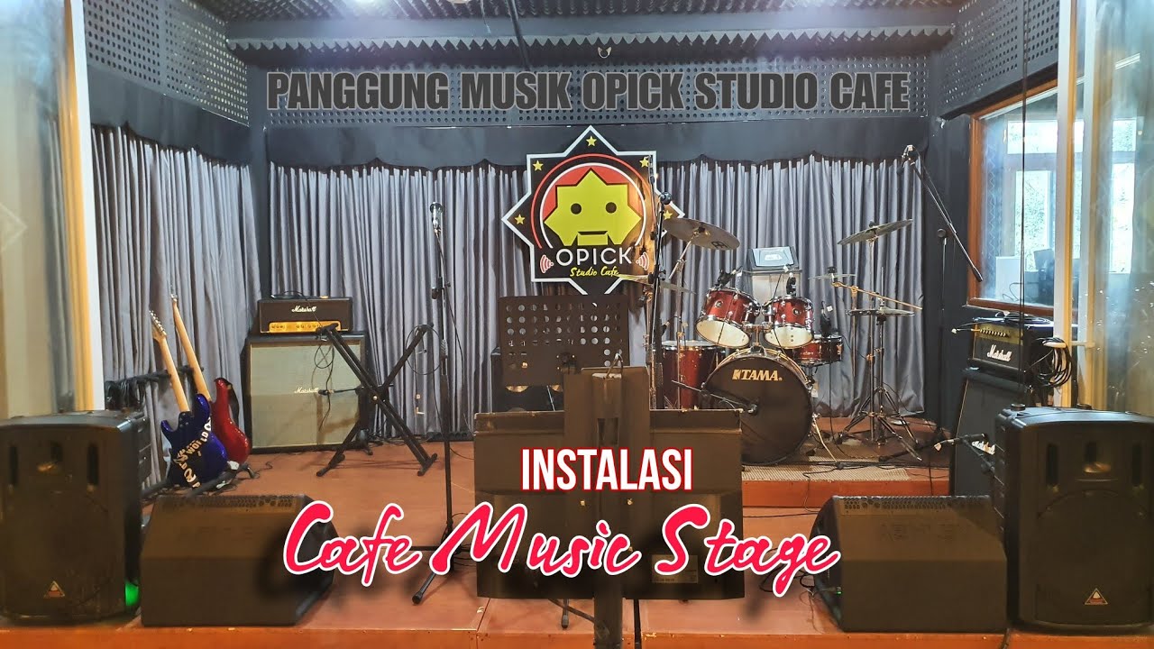 ♨️ UNBOXING, ROUTING, & INSTALASI PANGGUNG MUSIK CAFE / CAFE MUSIC ...