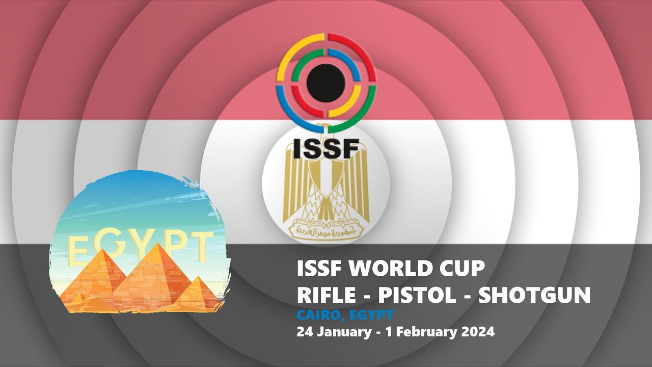 25 m Rapid Fire Pistol Men Final - Egypt (EGY) 2024 - ISSF WORLD CUP ...